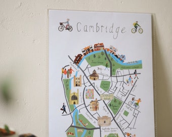 Cambridge Poster | Etsy