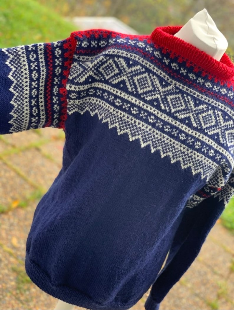 Handknit Traditional Marius Sweater - Etsy