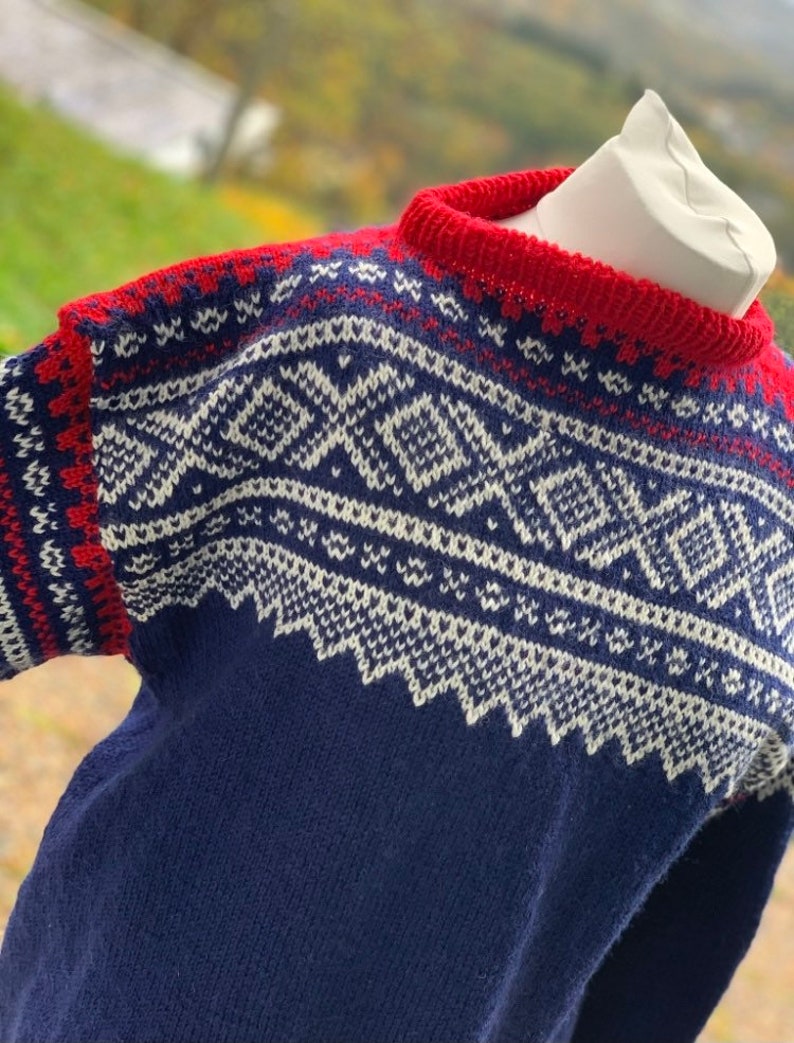 Handknit Traditional Marius Sweater - Etsy