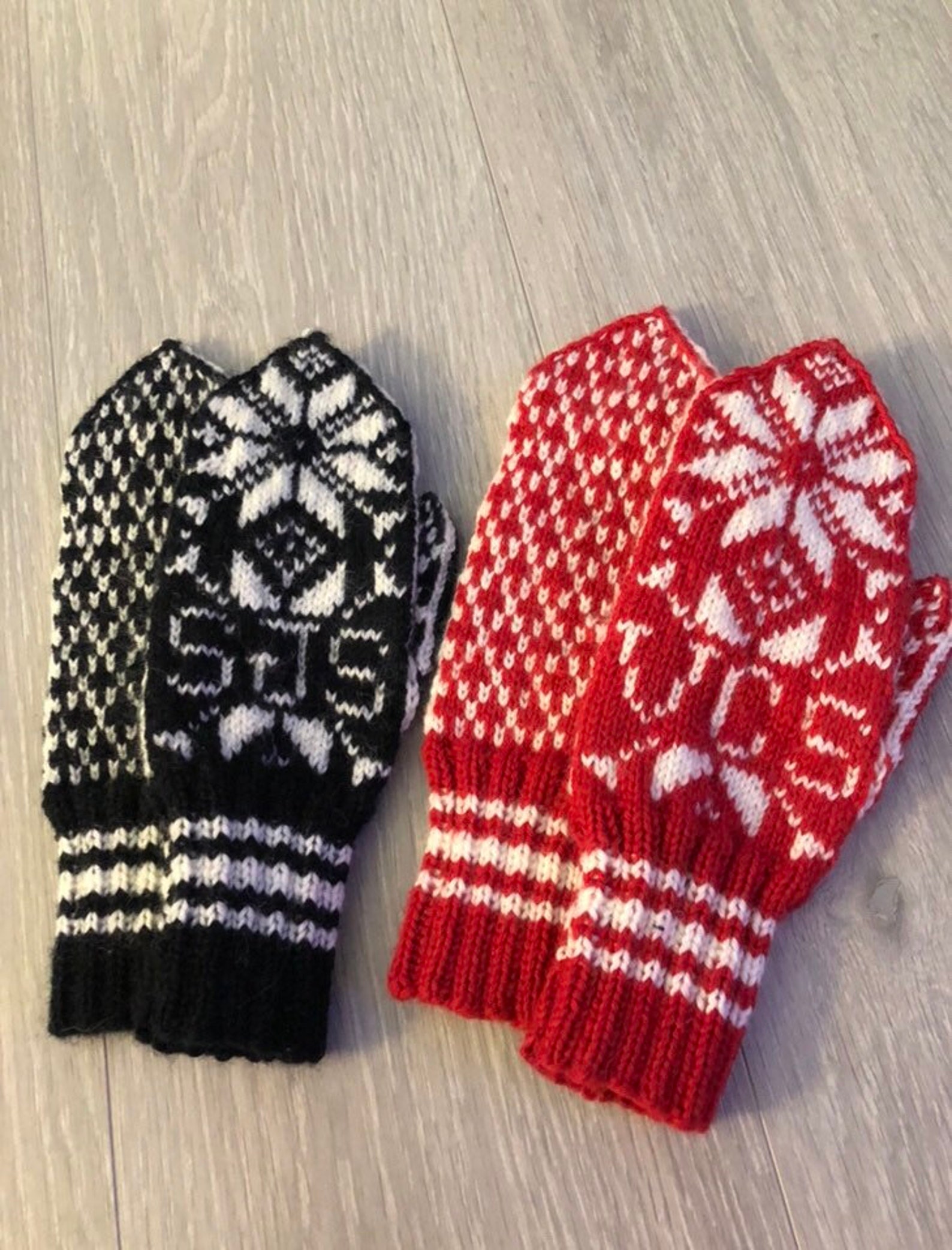Personalized Selbu Mittens - Etsy
