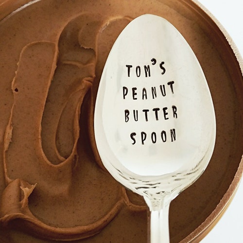 Personalized Peanut Butter Spoon Gift for Dad custom Spoon - Etsy