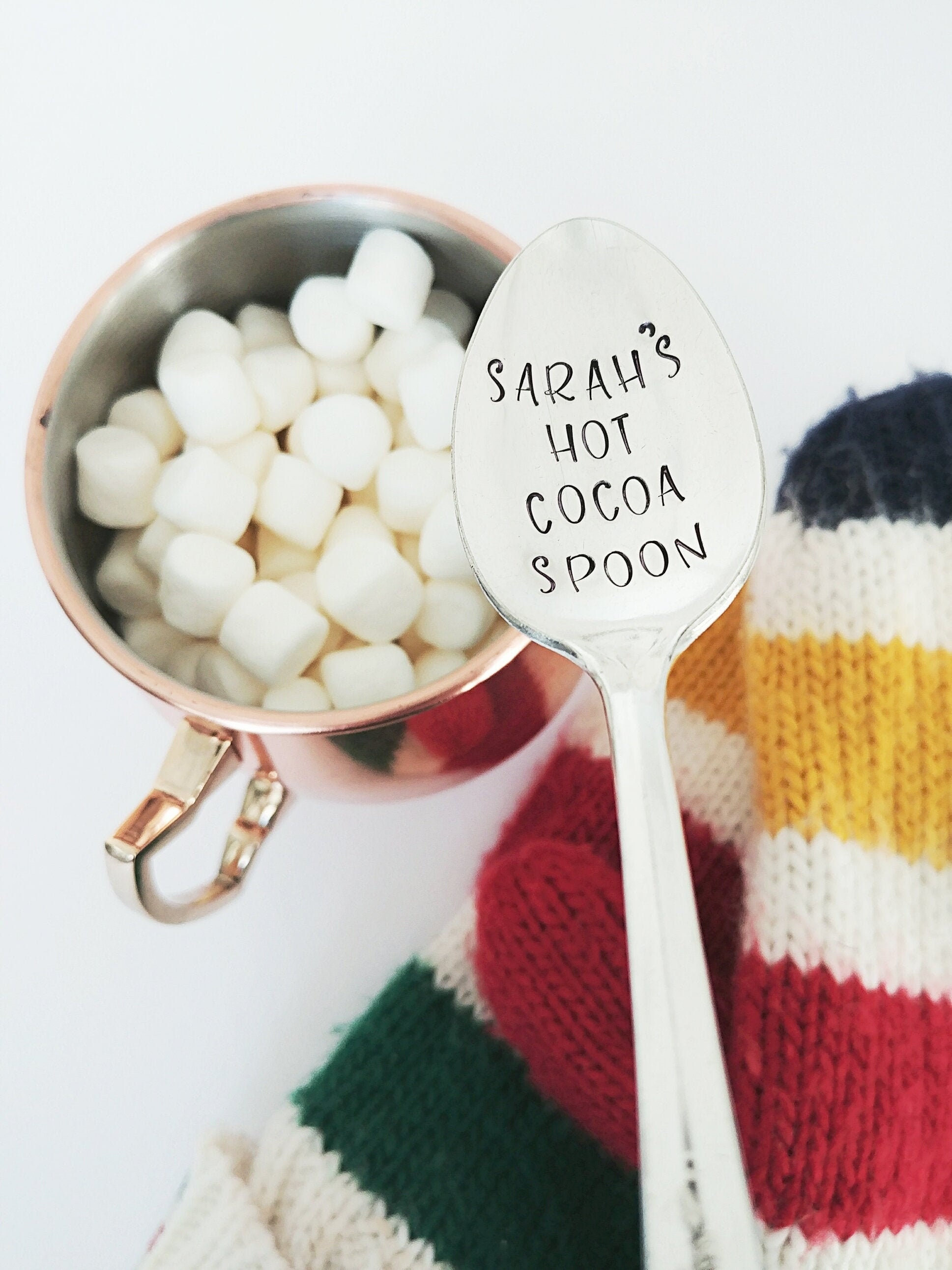 Hot Cocoa Spoon / Hot Chocolate Spoon / Personalized Spoon / | Etsy