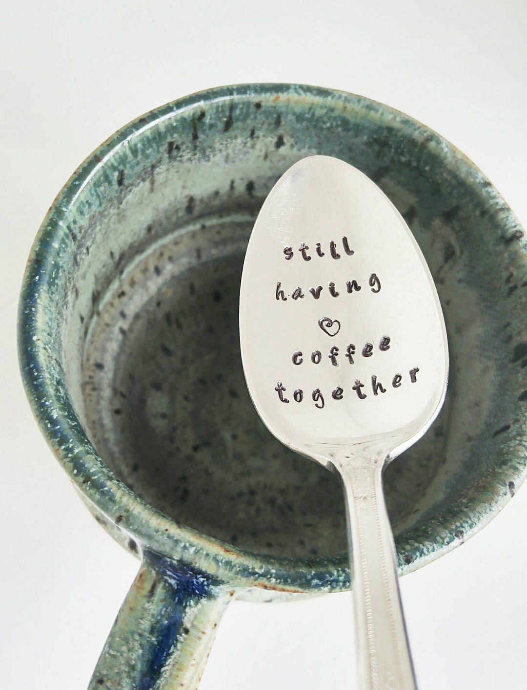 Spoon: Still Having Coffee Together Spoon | Anniversary Gift | Engraved ...