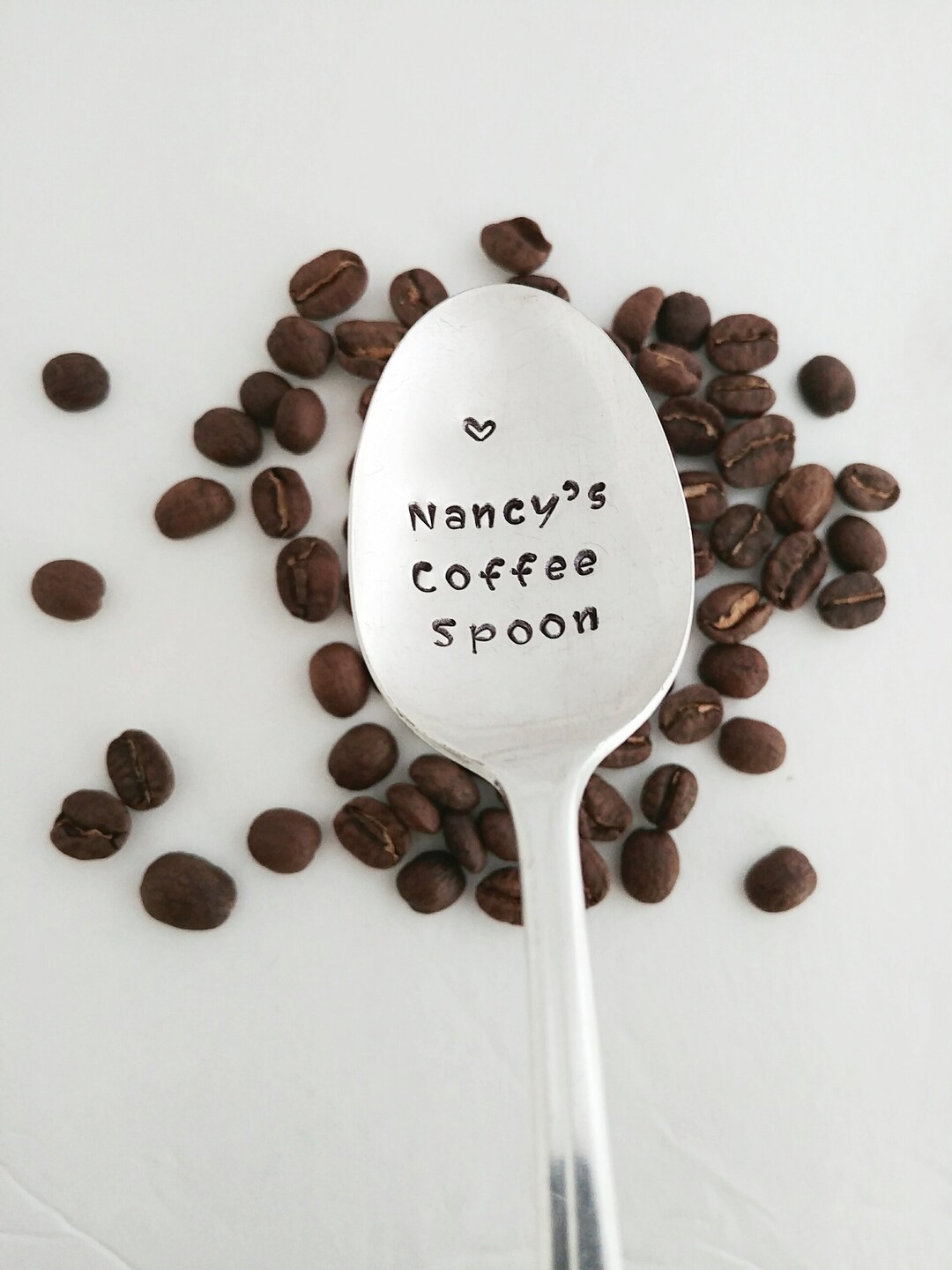 Personalized Coffee Spoon : Caffeine Addict | Mom Life | Hand Stamped ...