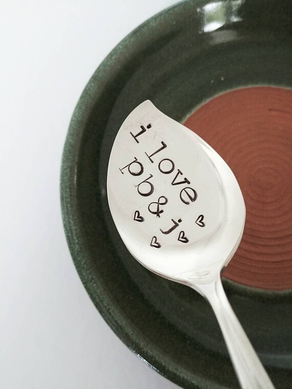 Peanut Butter Spoon / PB&J / Gift Idea for Friend / Peanut | Etsy