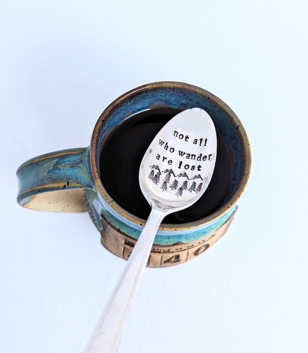 Not All Who Wander Are Lost Spoon Traveler Graduation Gift Mountains ...