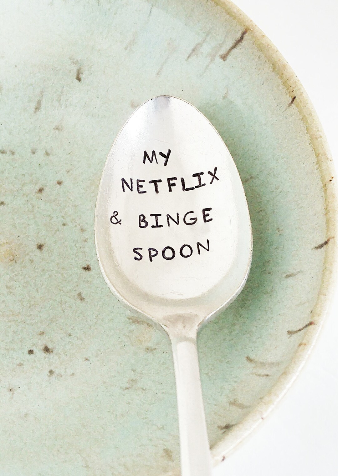 My Netflix and Binge Spoon | Funny Stamped Spoon | Ice Cream Spoon ...