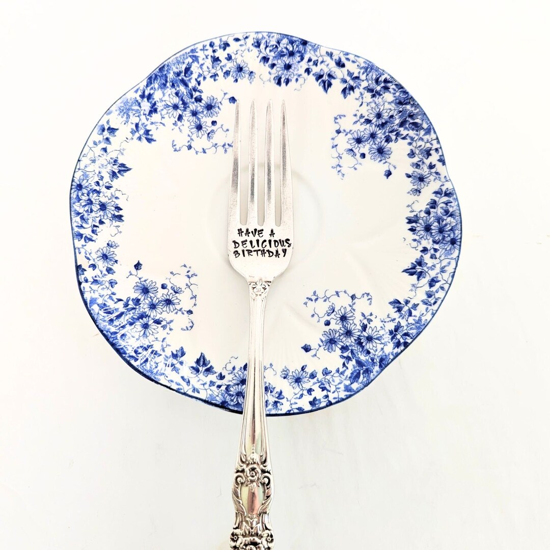 Birthday Gift: Have A Delicious Birthday Fork | Engraved Fork | Gift ...