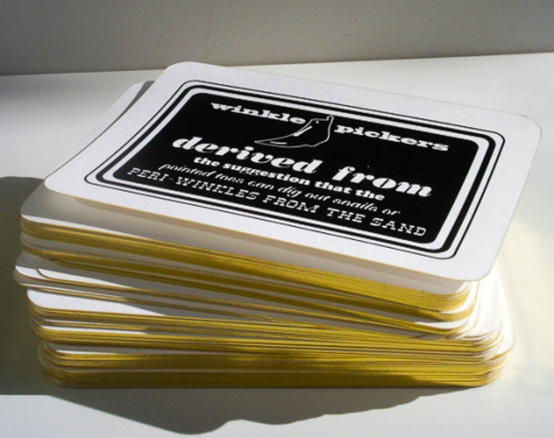 Limited Edition Vintage Cards With Gilt Gold Edge - Etsy