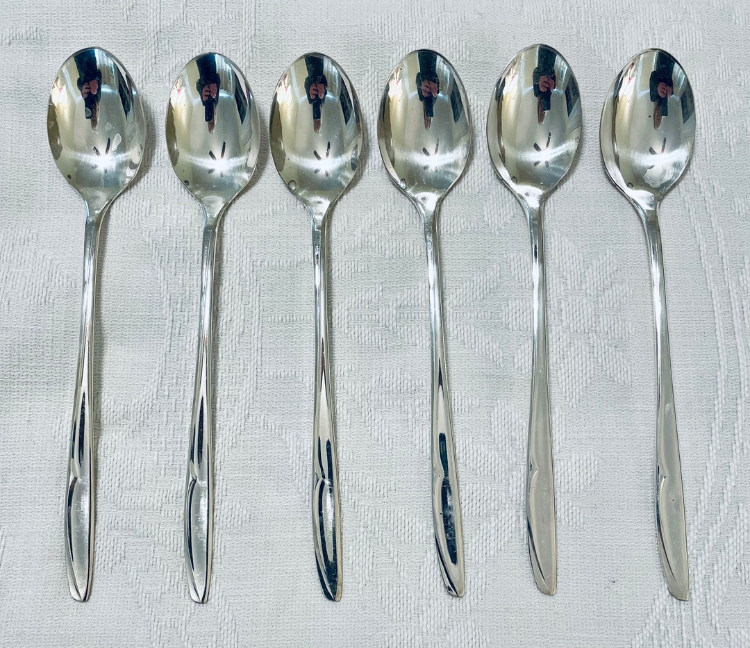 Vintage Mid-century SUPREME Silverplate "concept" Iced Tea Spoons, 1957 ...