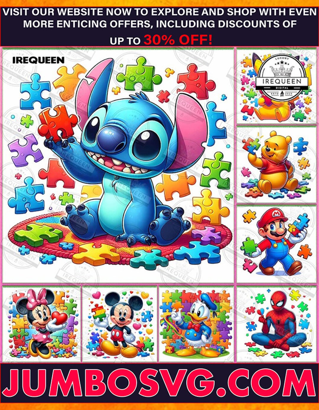 7 Autism Cartoon Png Bundle, Autism Awareness Png, Awareness Png, Be ...