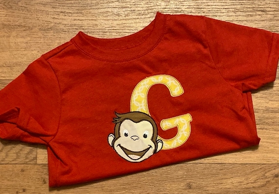 Curious George Appliqué Shirt - Etsy
