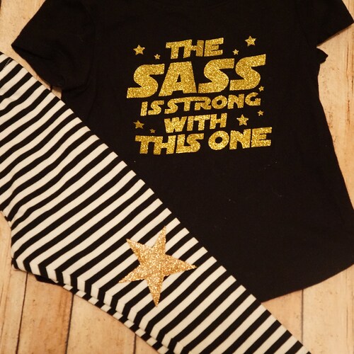 The Sass is Strong With This One Funny Vector Design - Etsy