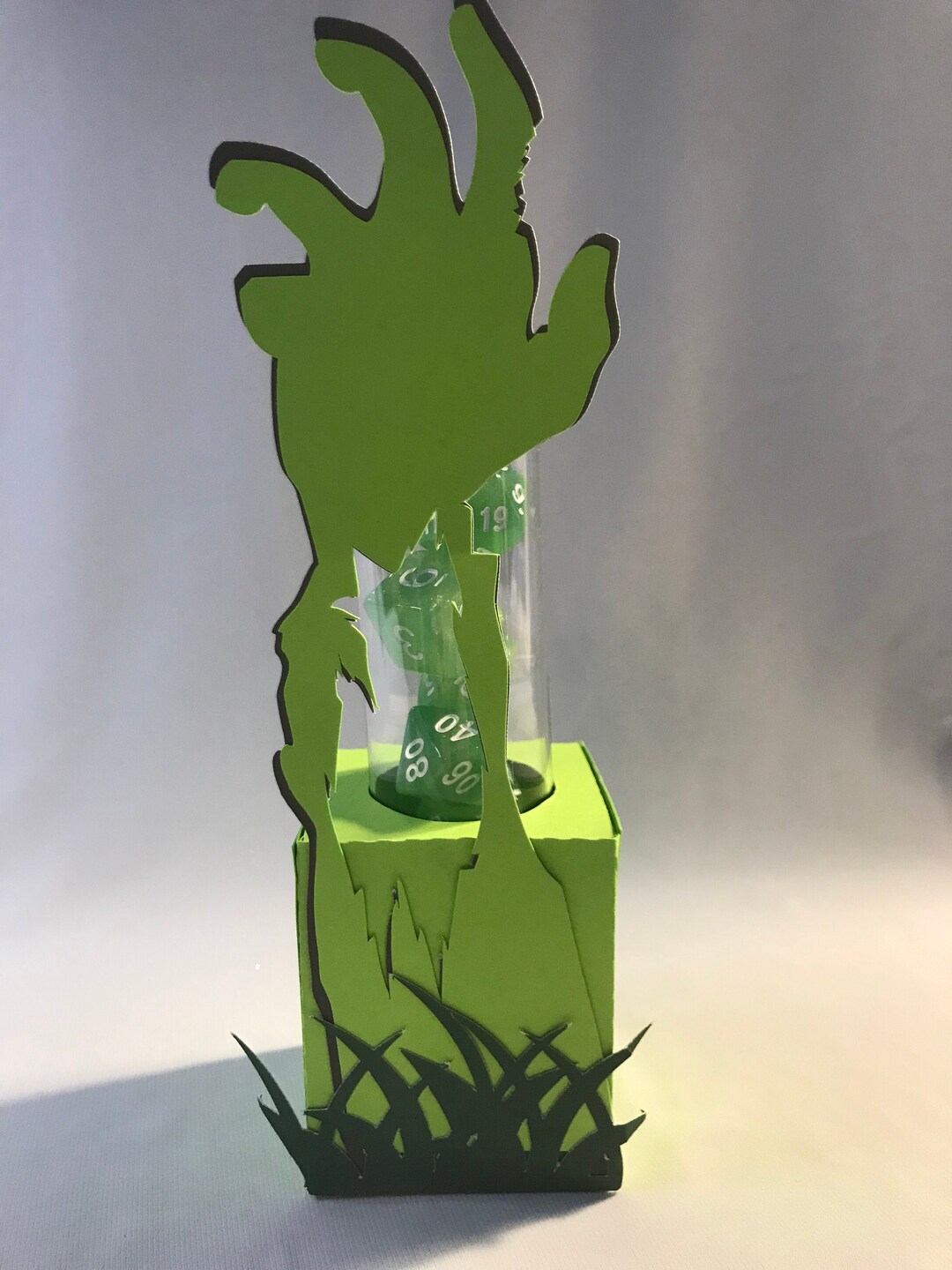 Zombie Hand Dice Card - Etsy