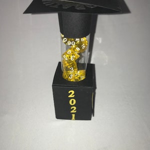 Graduation Dice Tube Card - Etsy