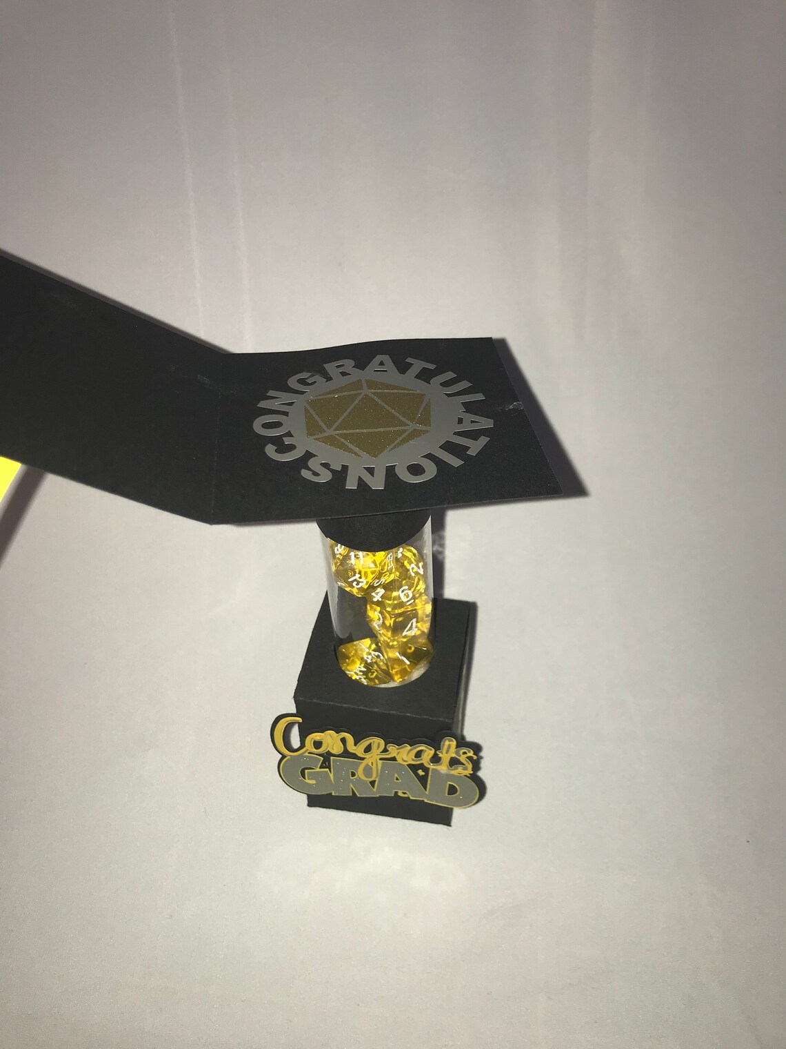 Graduation Dice Tube Card - Etsy
