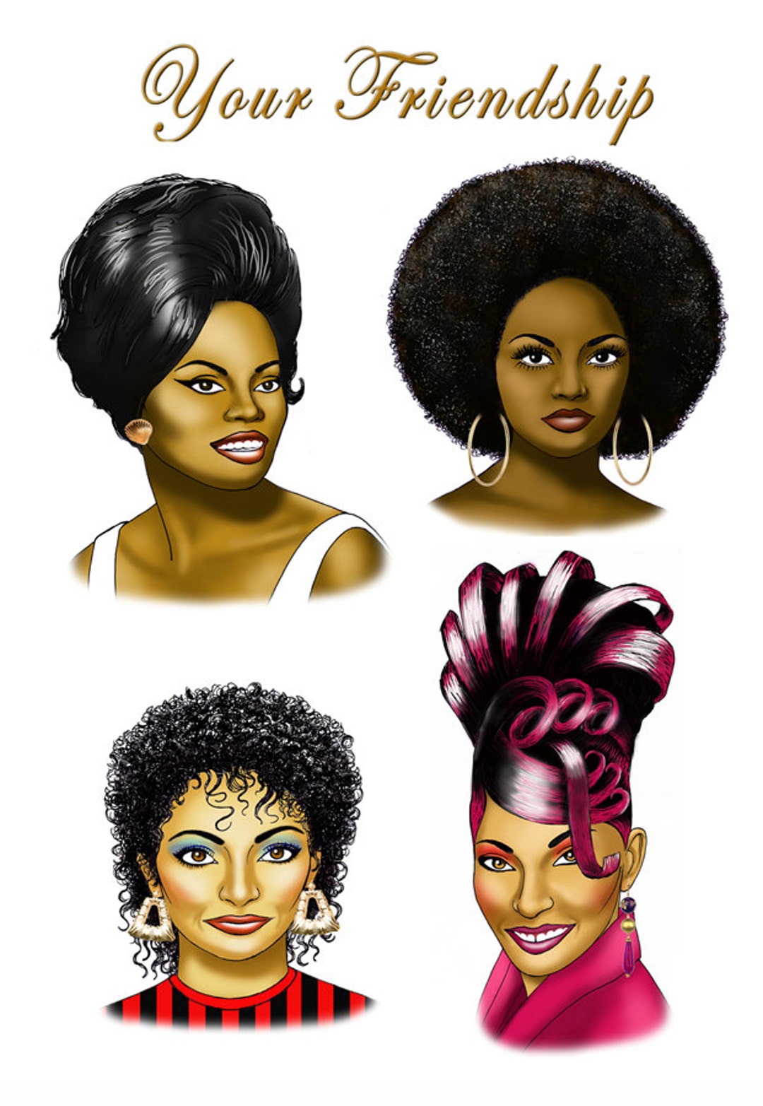 Friendship Card - Etsy