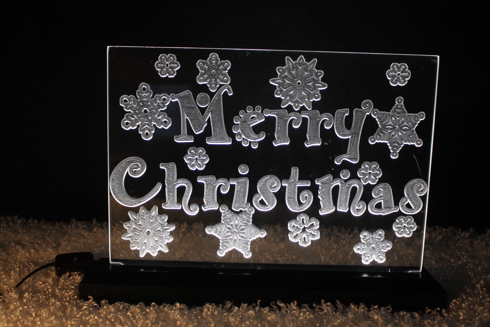Multi-color LED Christmas LED Lighted Sign - Etsy