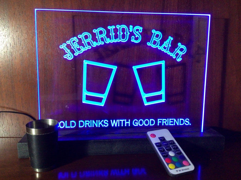 Custom Multi-color LED CHASING Lighted Plexiglass Sign Custom - Etsy