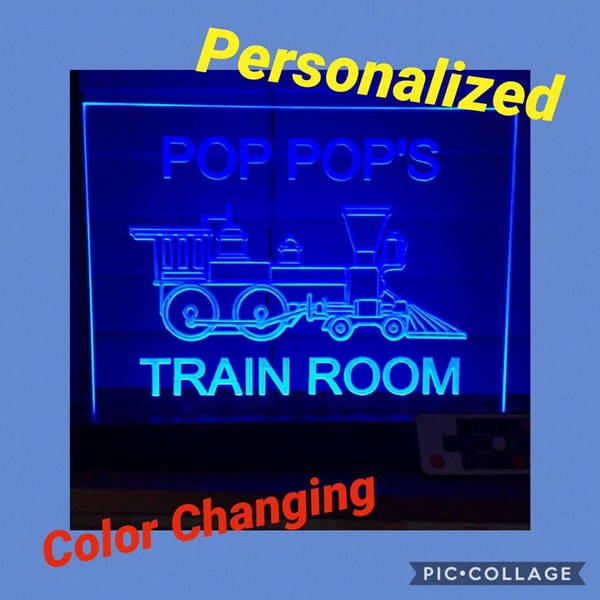Train Neon Sign - Etsy