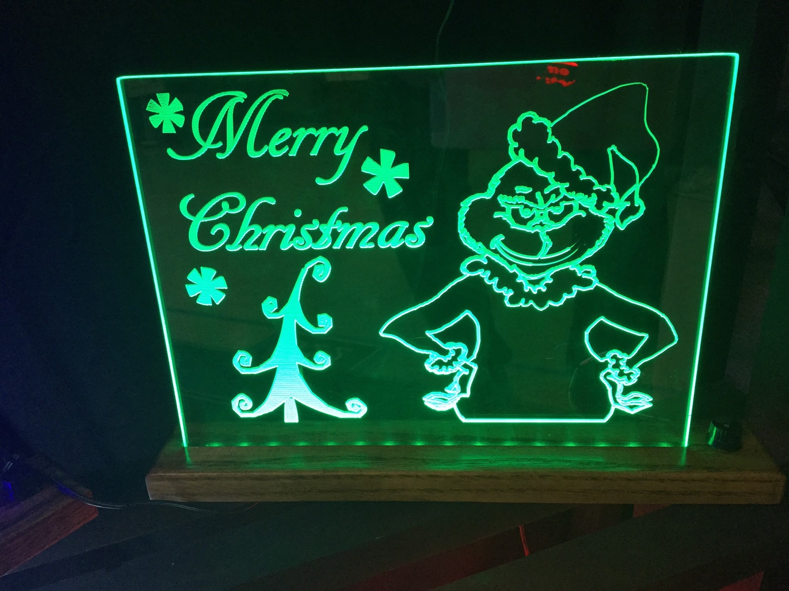 Multi-color LED Christmas LED Lighted Sign - Etsy