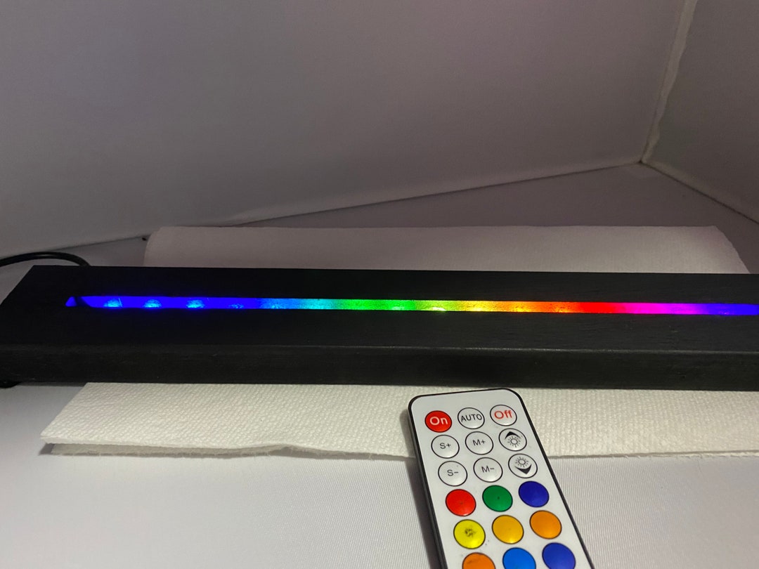 LED Chasing Lighted Base ONLY (base - Led Lights -USB - Remote) - Etsy