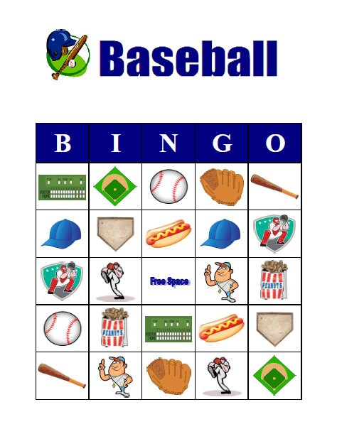 Baseball Bingo 30 Printable Sports Birthday / Super Bowl Party Bingo ...