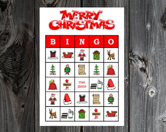Christmas Hanukkah Bingo 30 Printable Happy Holidays Party Bingo Game ...