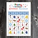 Christmas Hanukkah Bingo 30 Printable Happy Holidays Party | Etsy