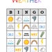 Weather Bingo 30 Printable Fun Educational Kids Birthday Party Bingo ...