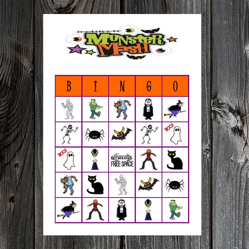 Halloween Bingo - Etsy