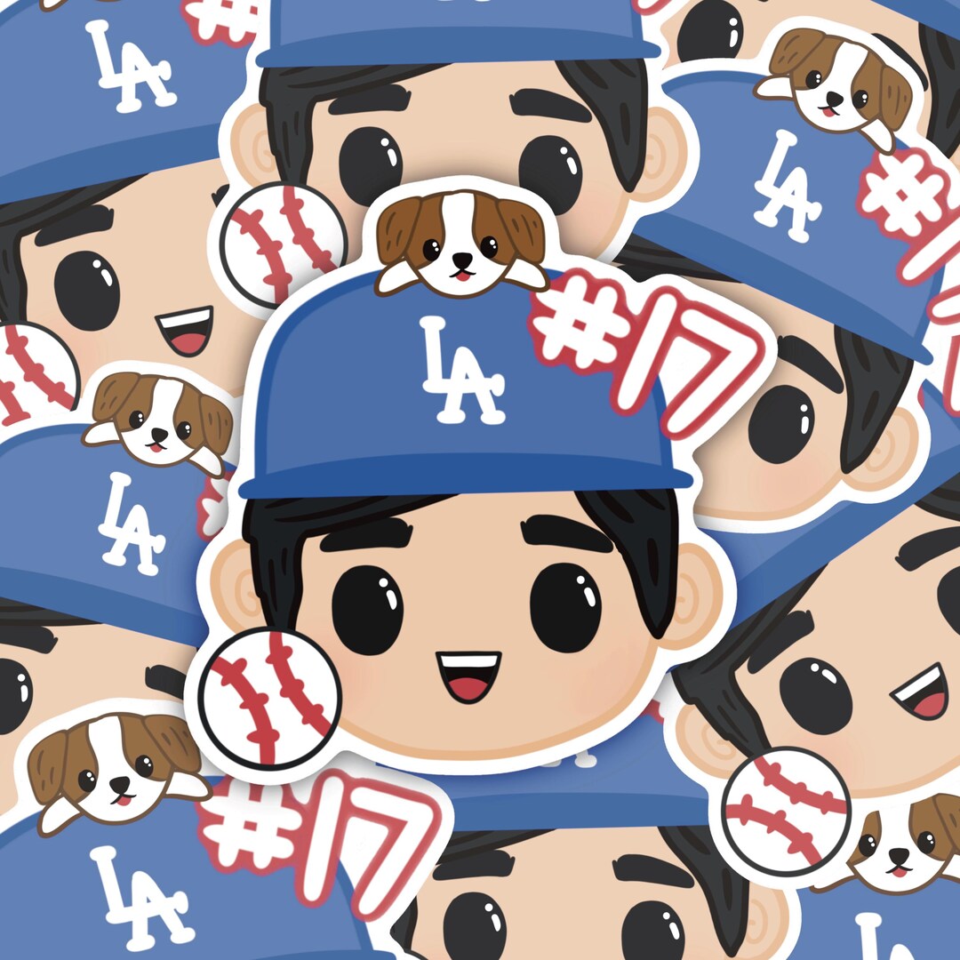 LA Dodgers Ohtani X Decoy Sticker - Etsy