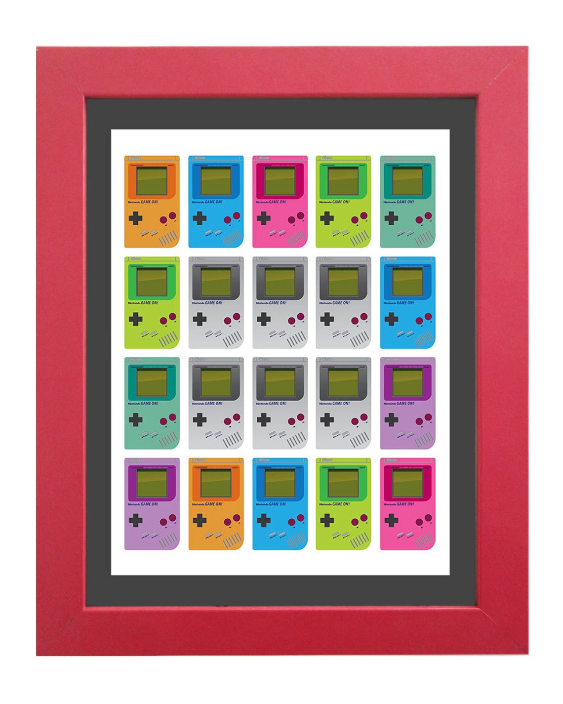 Nintendo Game Boy Color Wall Art, Game Boy Poster, 16x20 Inches ...