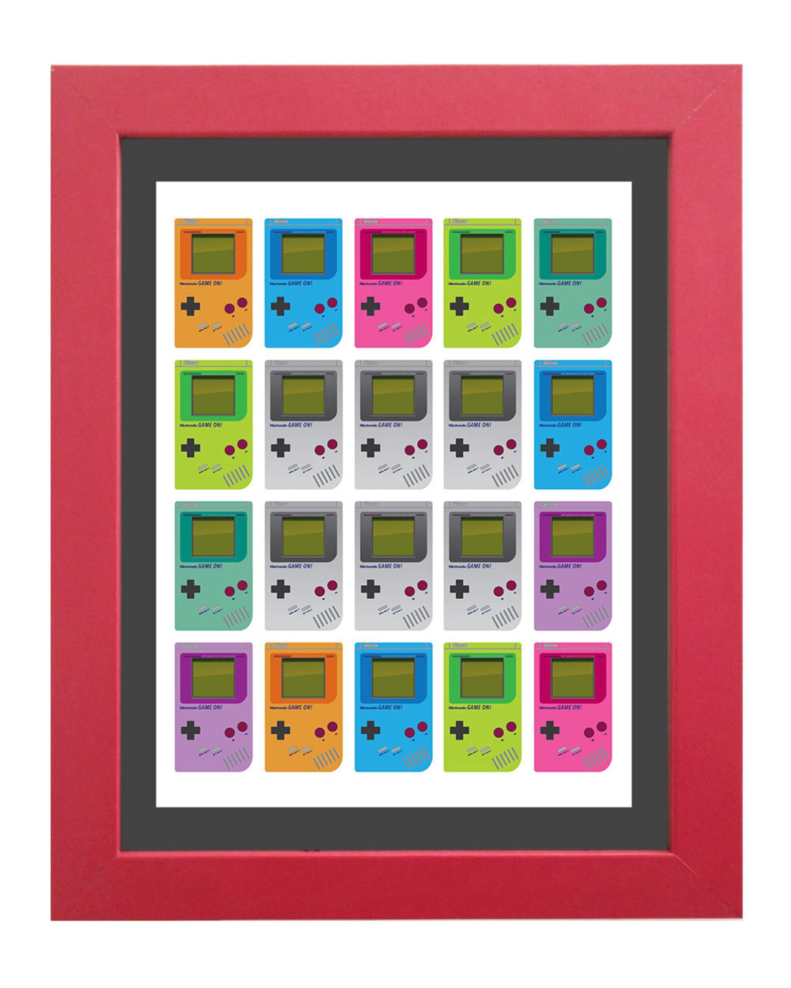 Nintendo Game Boy Color Wall Art, Game Boy Poster, 16x20 Inches ...
