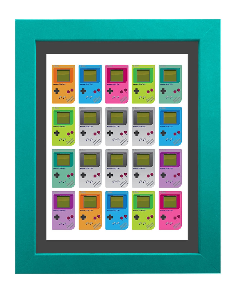 Nintendo Game Boy Color Wall Art, Game Boy Poster, 16x20 Inches ...