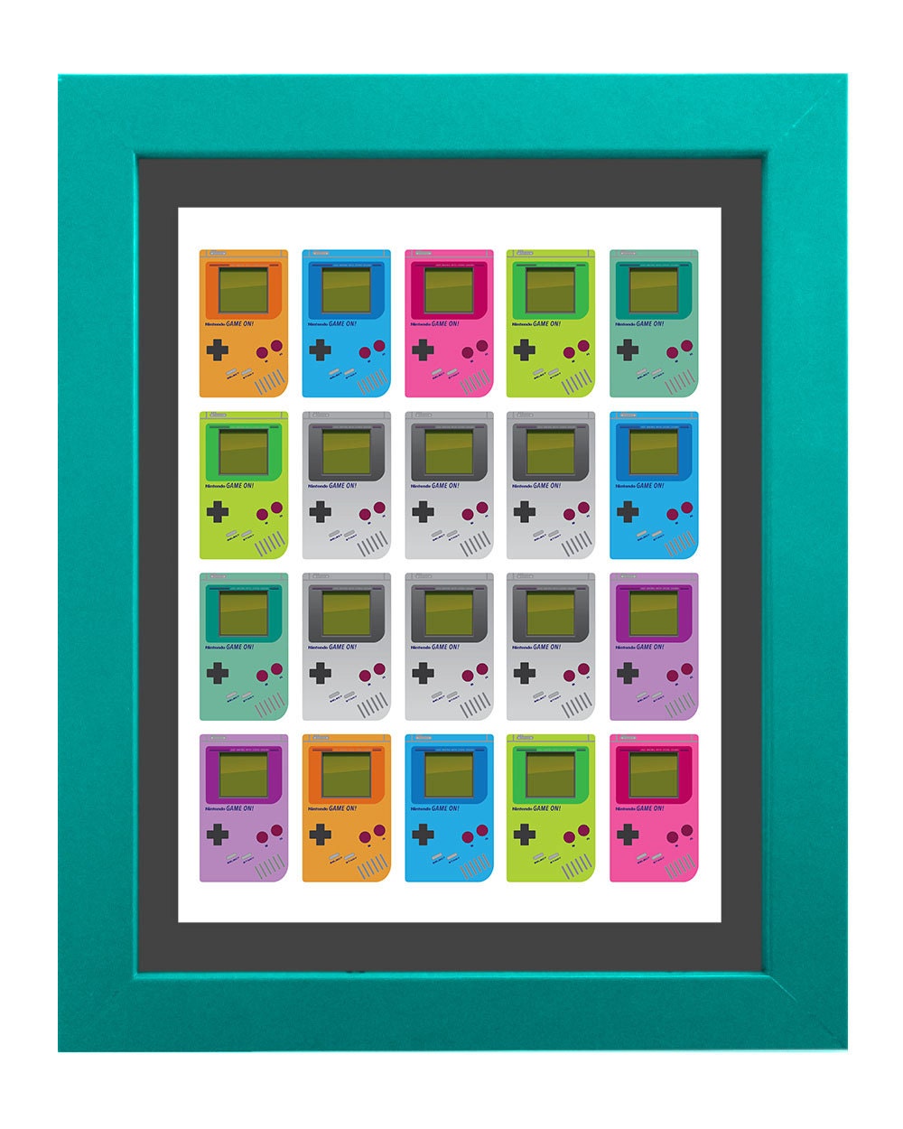 Nintendo Game Boy Color Wall Art, Game Boy Poster, 16x20 Inches ...