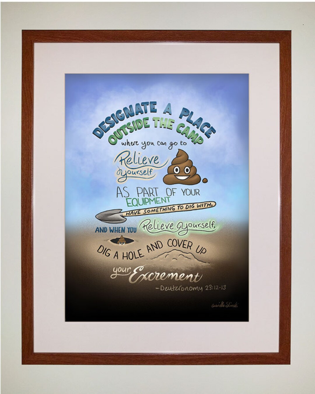 Designate a Place to Poop - Etsy