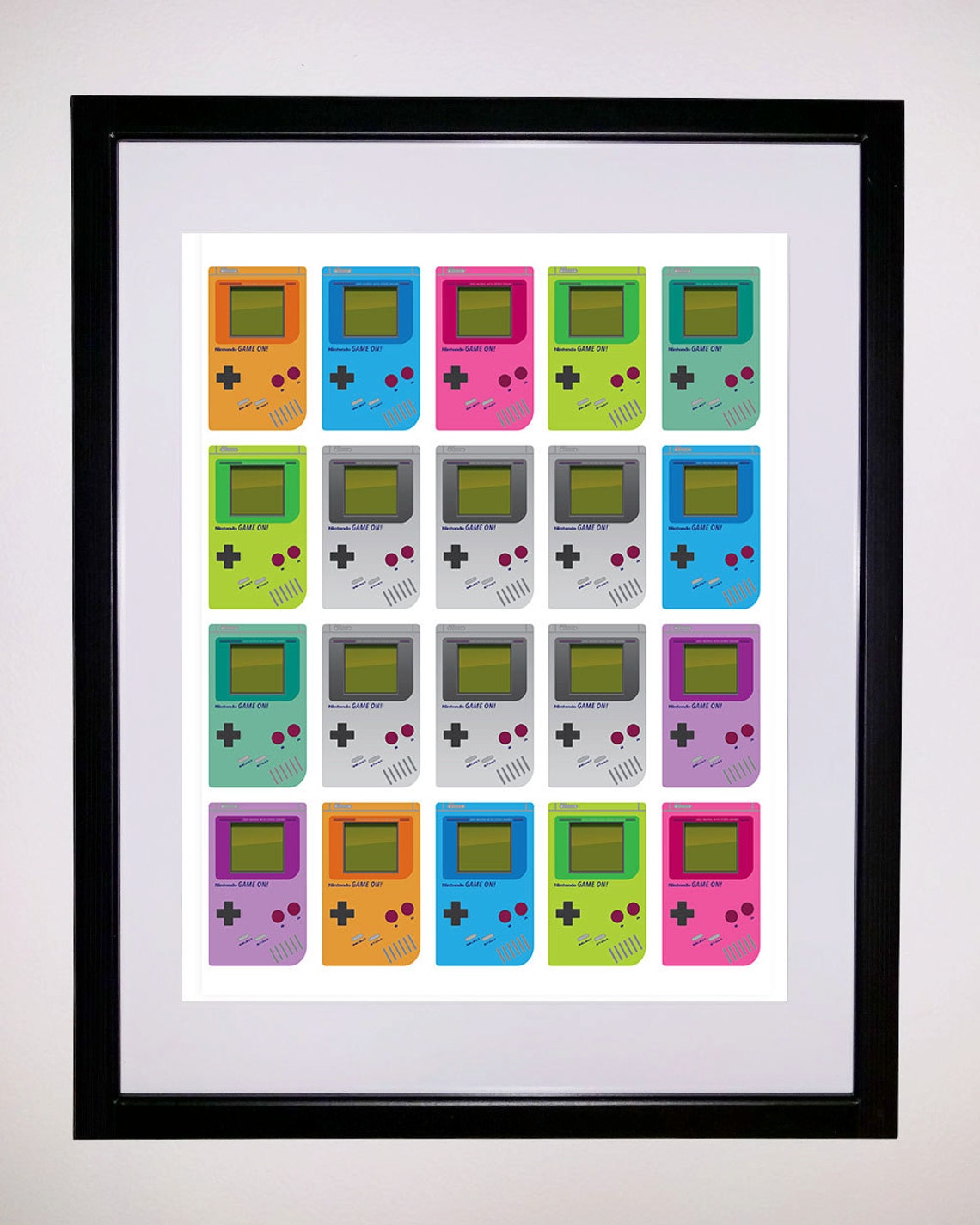 Nintendo Game Boy Color Wall Art, Game Boy Poster, 16x20 Inches ...