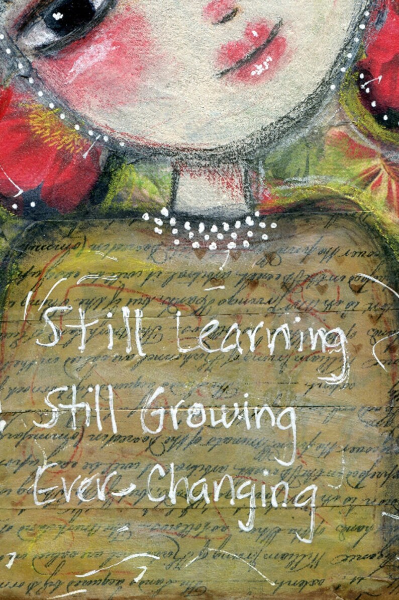 Spiritual Gift, Mantra Art, Inner Child Art, New Age Gift, Meditation ...