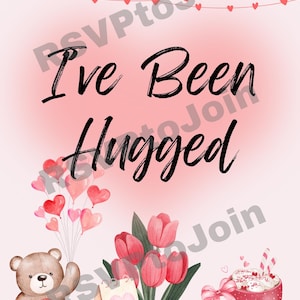 You've Been Hugged (coworker) Game Digital File - Download and Print - Etsy