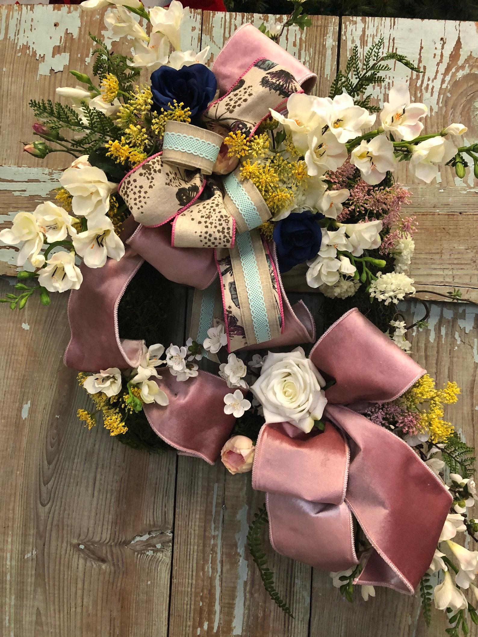 Spring Wreath Mothers Day Wedding Wreath - Etsy