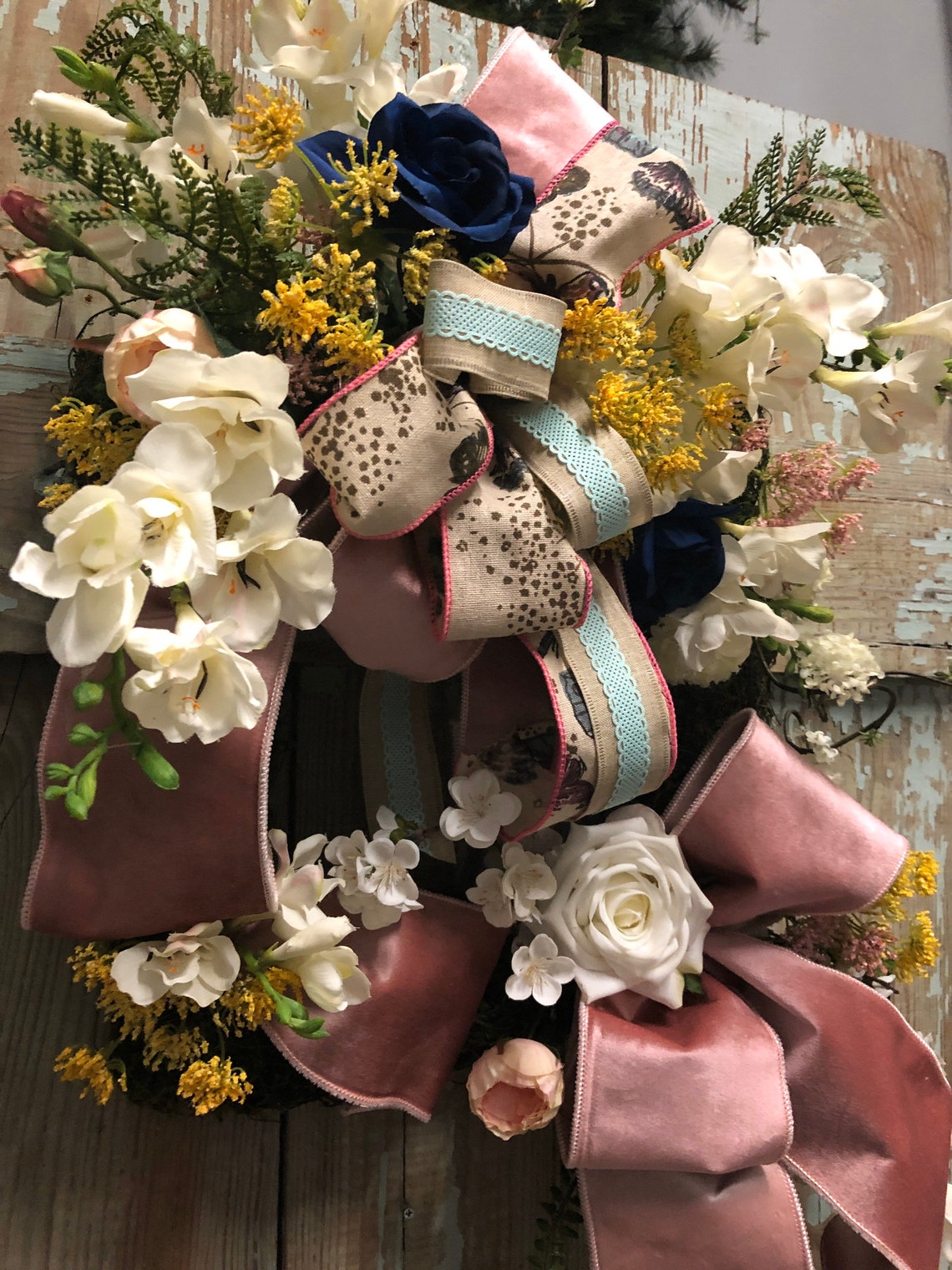 Spring Wreath Mothers Day Wedding Wreath - Etsy