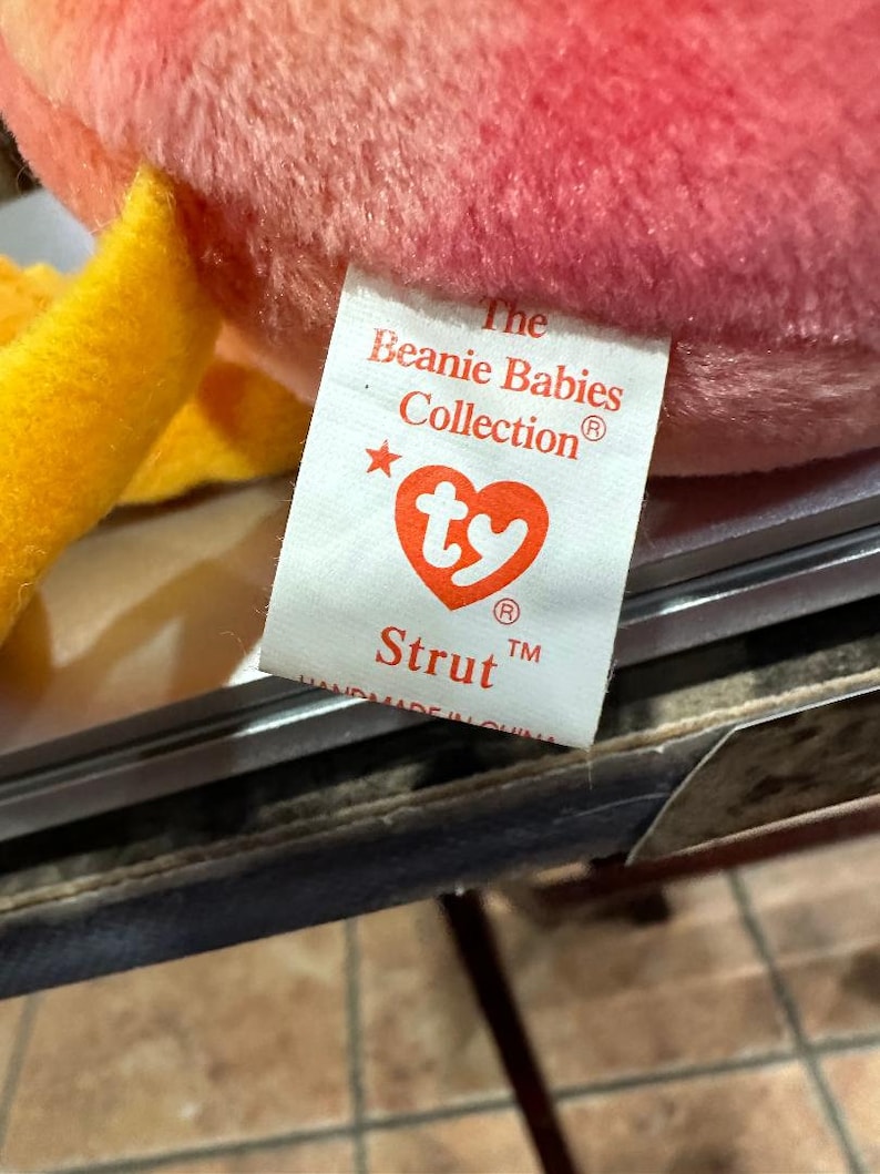Beanie Baby Strut Rooster 1996 - Etsy