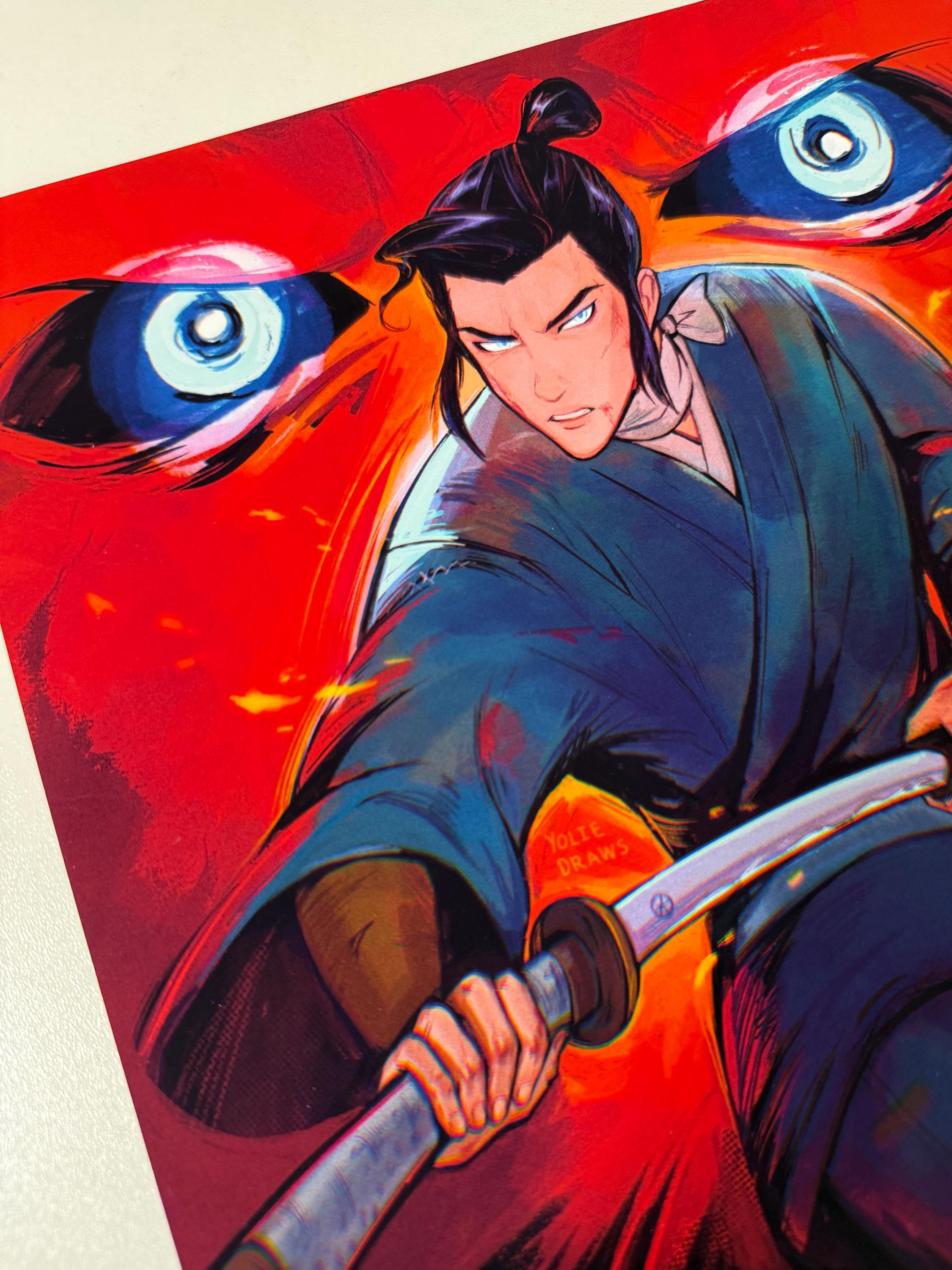Blue Eye Samurai (mizu) Art Print - Etsy