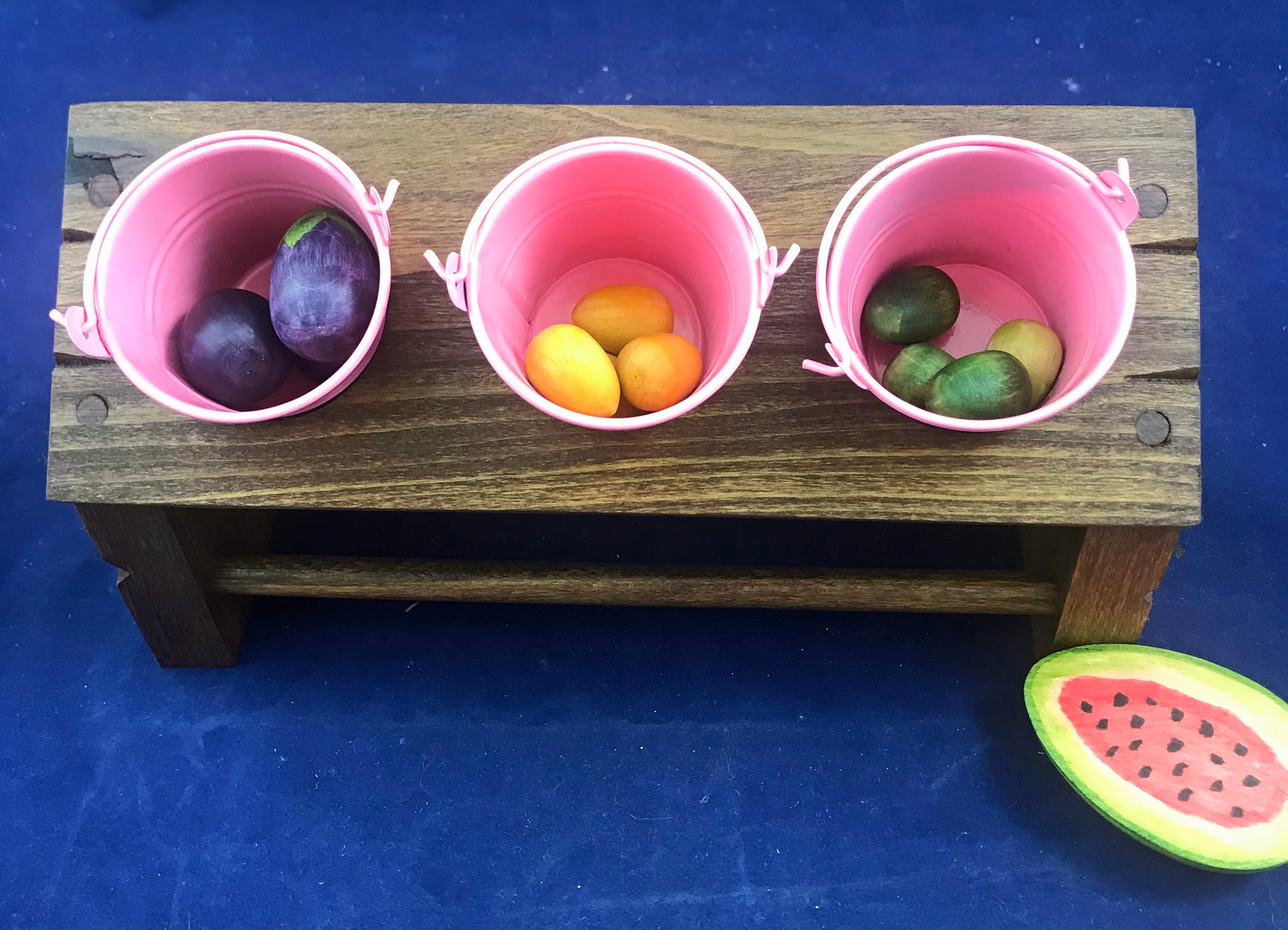 Doll Farmers Market Bucket Stand for 18" Doll or American Girl Doll - Etsy