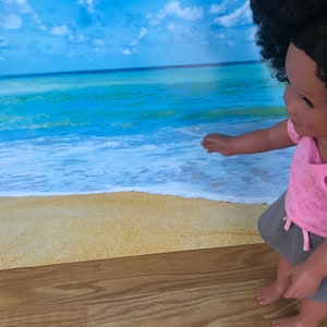 Medievil Castle Backdrop Scene for 18 Doll or American Girl Doll With ...