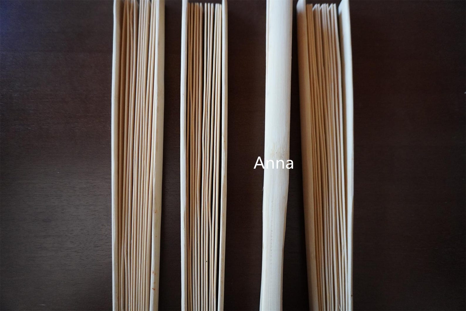 1 Piece Bamboo Fan 13pcs Staves per Fan - Etsy