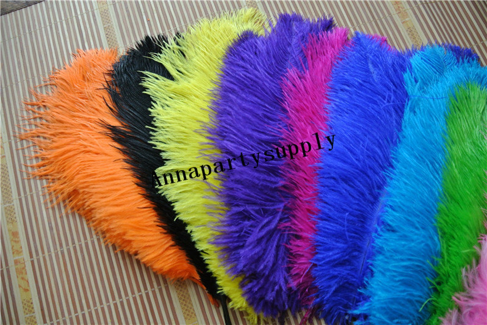 50 Pcs 12-13inches White Black Red Orange Gold Ivory Lime - Etsy