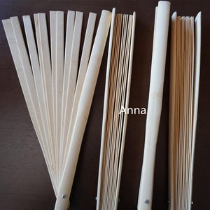 1 Piece Bamboo Fan 13pcs Staves per Fan - Etsy
