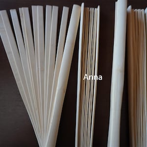 10 Piece Bamboo Fan 13pcs Staves per Fan - Etsy